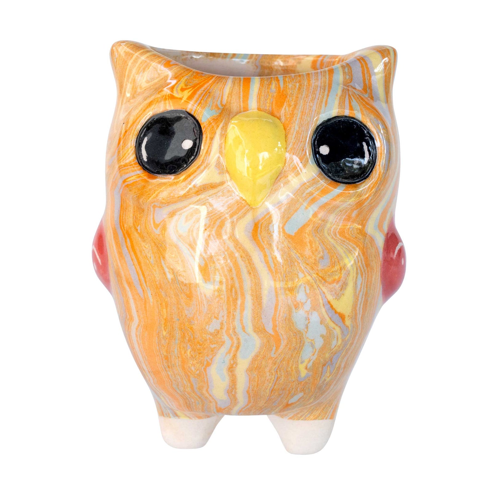 Fair Trade Owl - Plant Pot by Lucuma Designs