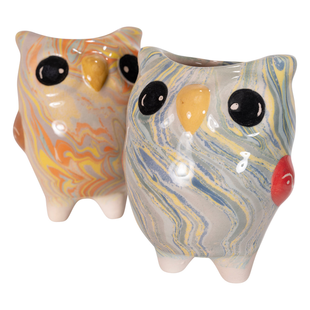 Fair Trade Owl - Plant Pot by Lucuma Designs