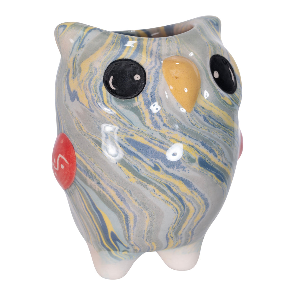 Fair Trade Owl - Plant Pot by Lucuma Designs